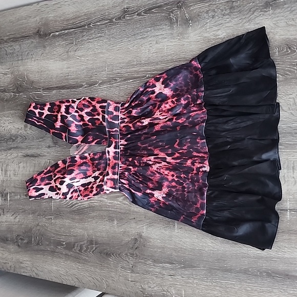 Moikana | Dresses | New Moikana Animal Print Criss Cross Strap Back Fit ...